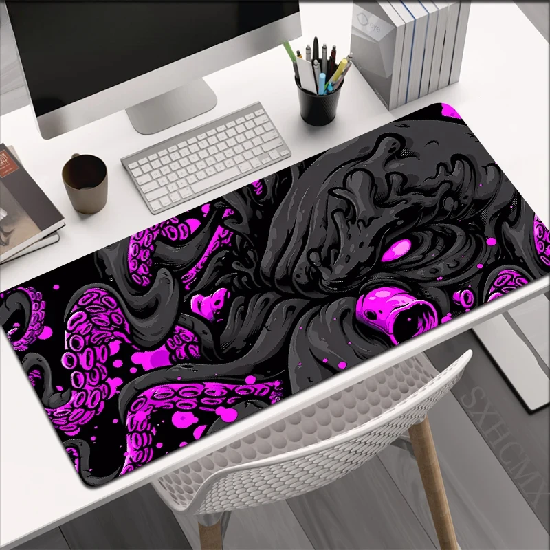 Large-Mousepad-Gamer-Mousepads-Keyboard-Mat-Desk-Rug-Octopus-Monster-Pc ...