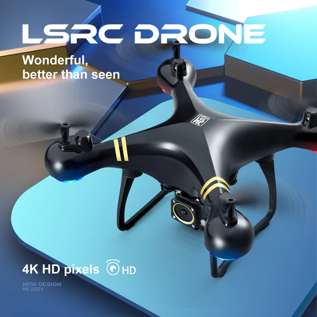 LSRC LF-608 Pro 4K HD Kamera Ganda WIFI FPV Mode Tahan Tinggi Lintasan ...