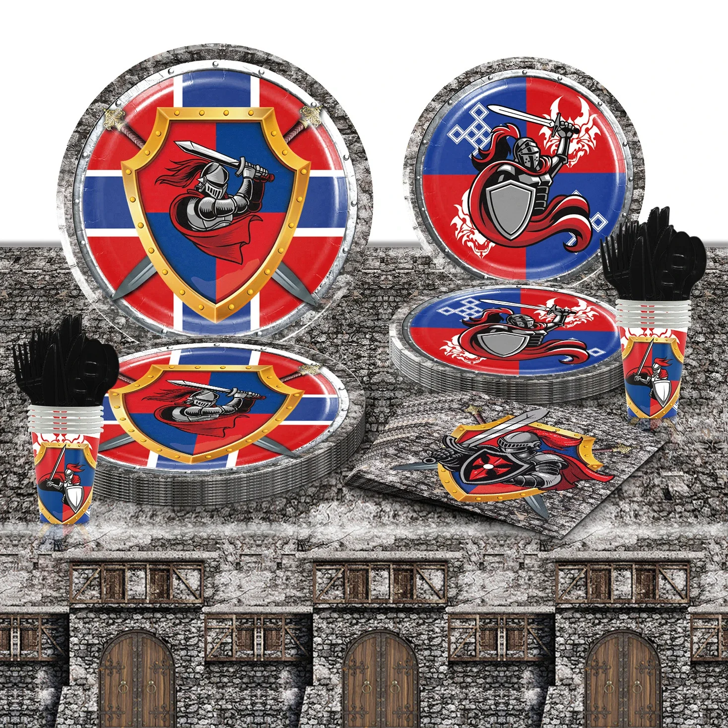 Middle-Ages-Armored-Knight-Theme-Birthday-Party-Decoration-Supplies ...