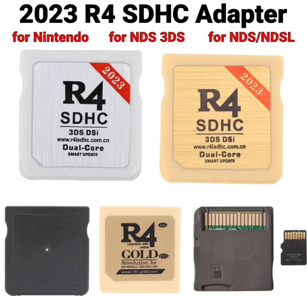 For-R4-SDHC-Digital-Memory-Card-Gold-White-Burning-Card-Secure-Digital ...