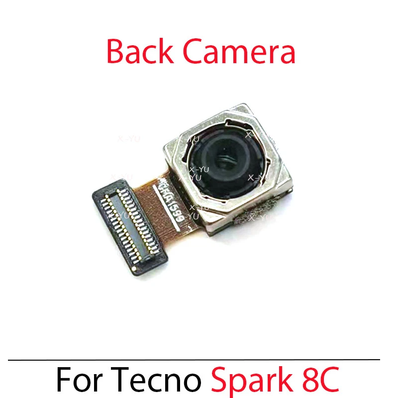 For Tecno Spark 8C Rear Front And Back Camera Module Flex Cable Repair ...