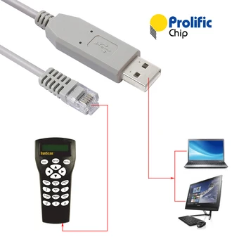 Sky-watcher Synscan Hand Control PC Link Cable PL2303 USB RS232 to RJ12 ...
