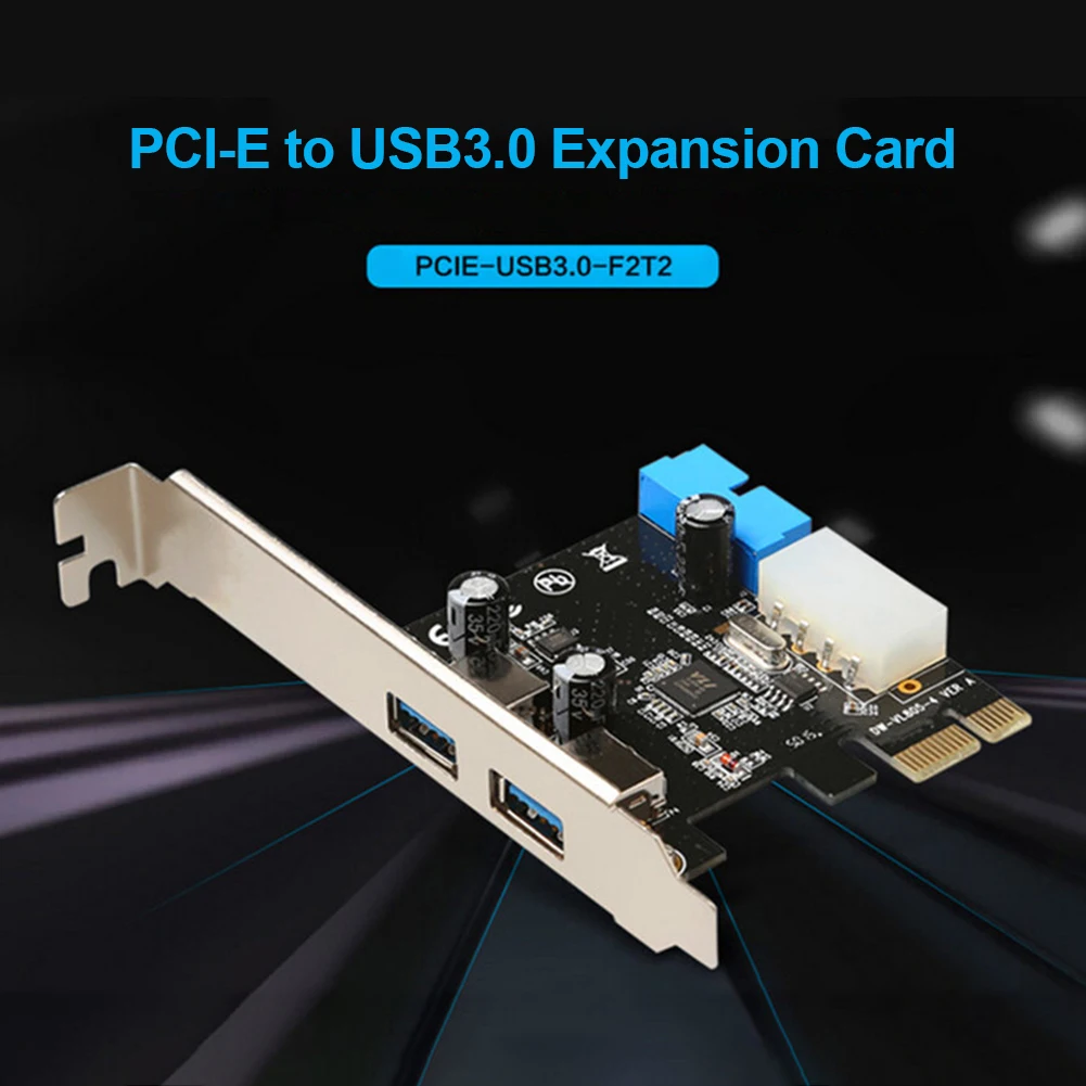 USB-3-0-PCI-E-Expansion-Card-Adapter-2-Port-USB3-0-Hub-Internal-20Pin ...