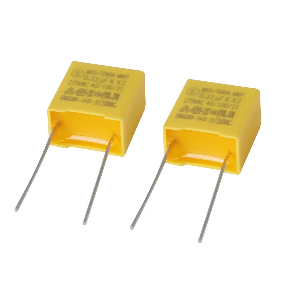 10PCS Polypropylene Film Capacitor X2 Capacitors 275V 334K 330nF 473K ...