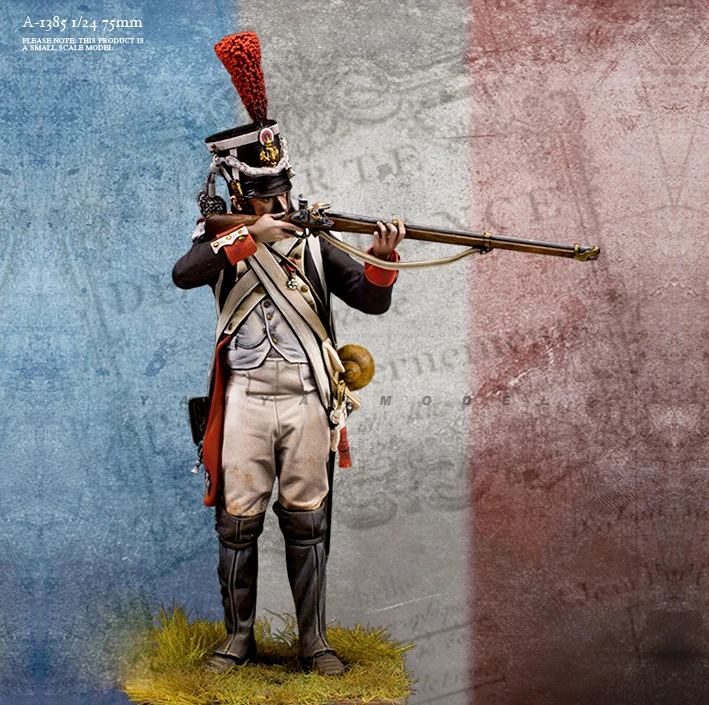 1/24 Resin Soldier model kits figure colorless and self-assembled A-1385