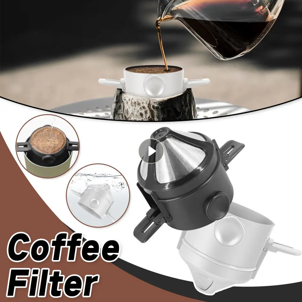 Coffee-Filter-304-Stainless-Steel-Double-Layer-Easy-Clean-Reusable ...