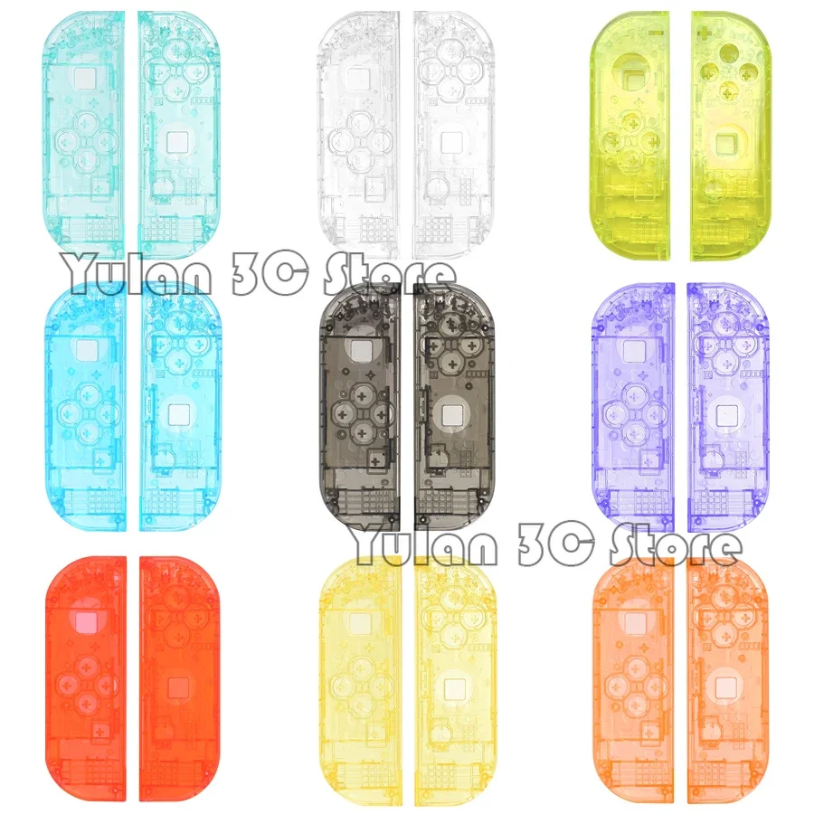 Nintend Switch DIY Replacement Shell Transparent Joycon Case Cover for ...
