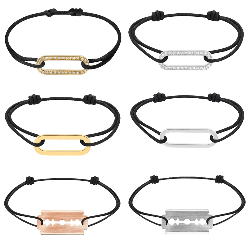 DINH-VAN-Pulseira-de-Luxo-L-mina-Razor-para-Homens-e-Mulheres-Corda-J ...