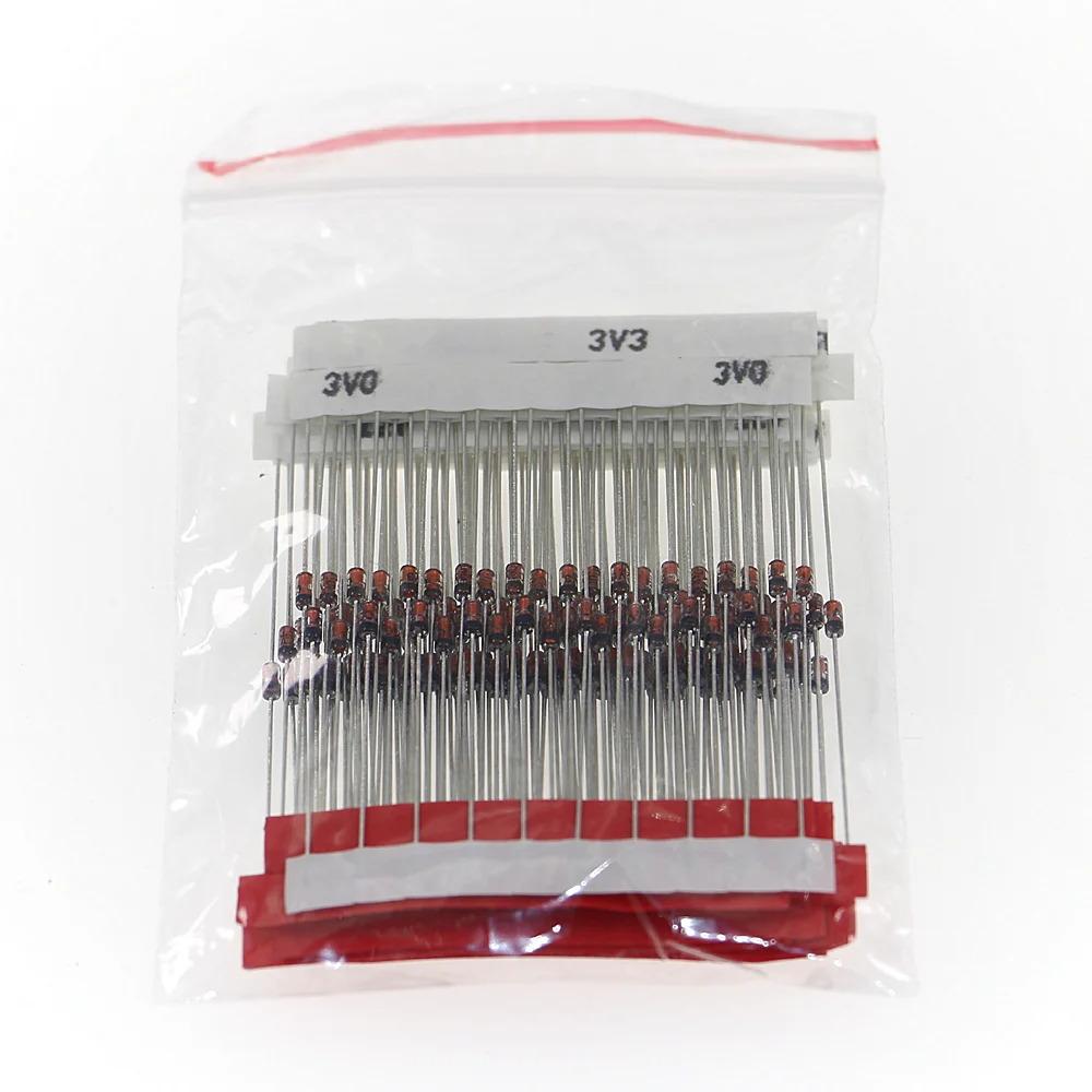 140pcs 14value 1/2w 0.5W Zener Diode Assortment Set electronic DIY kit 3V3 4V7 5V1 6V2 6V8 7V5 ...