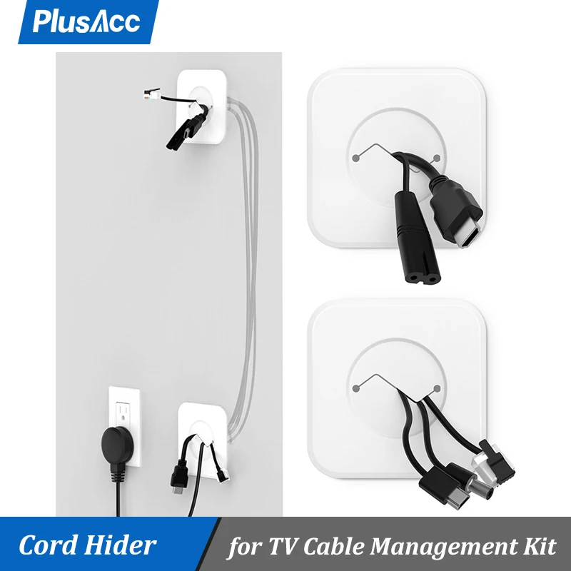 Outlet Box Mount-It! In-Wall TV Cable Concealer Kit W/ Recessed Power ...