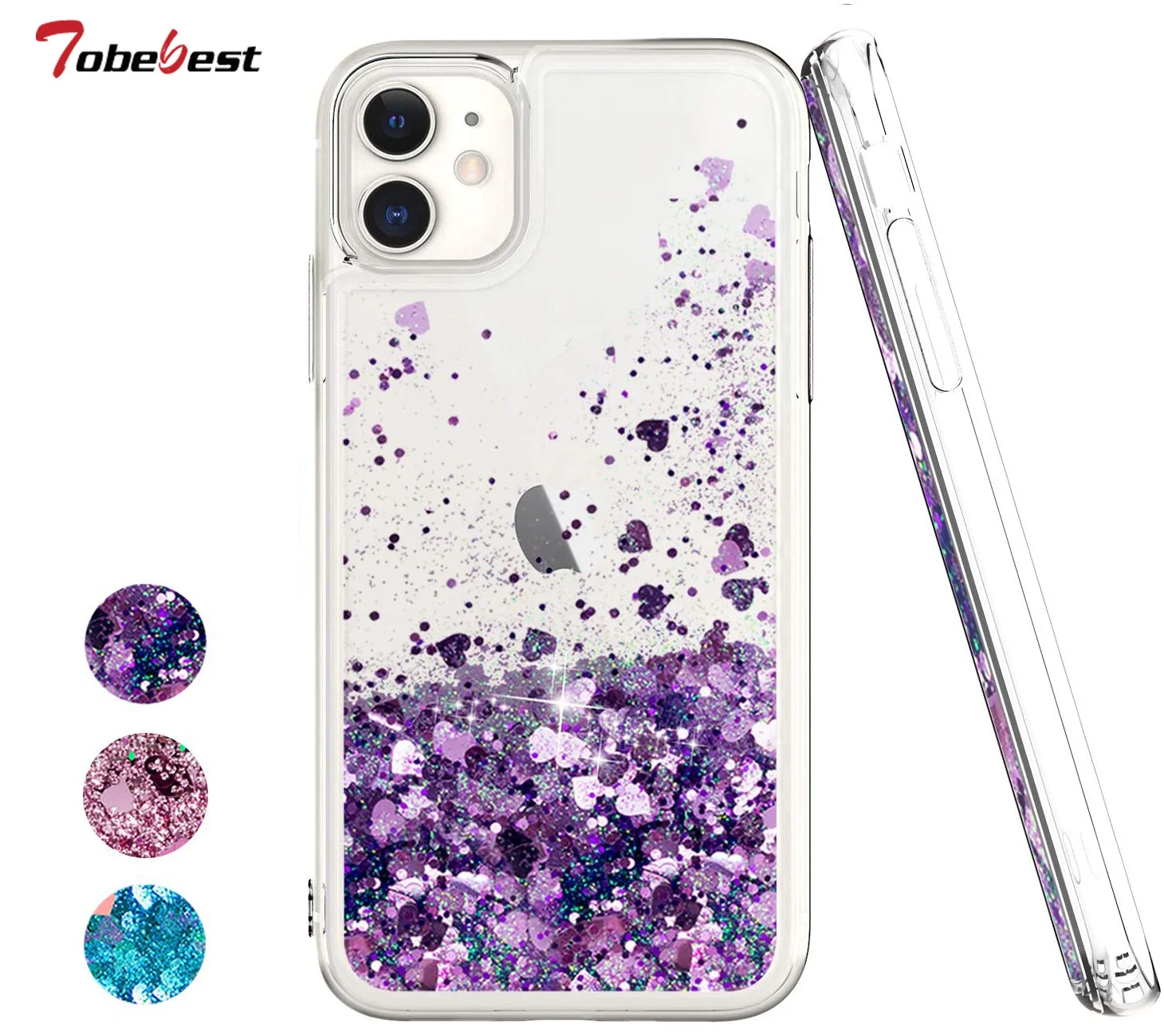 Dynamic Quicksand Star Glitter Liquid Case For iphone 14 13 12 11 Pro ...