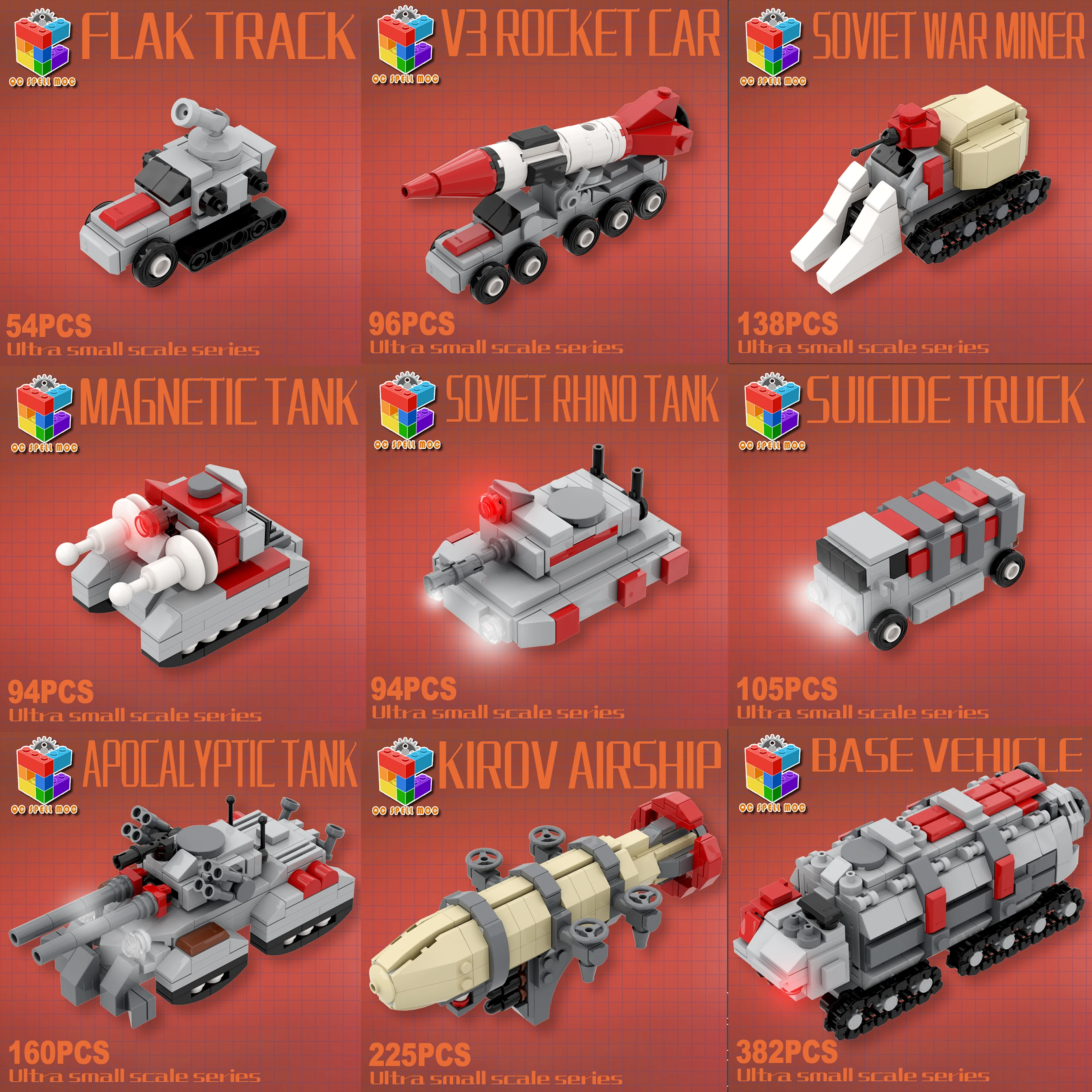 Building-Block-Works-MOC-Red-Alert-MINI-Soviet-Union-Corps-Collection ...