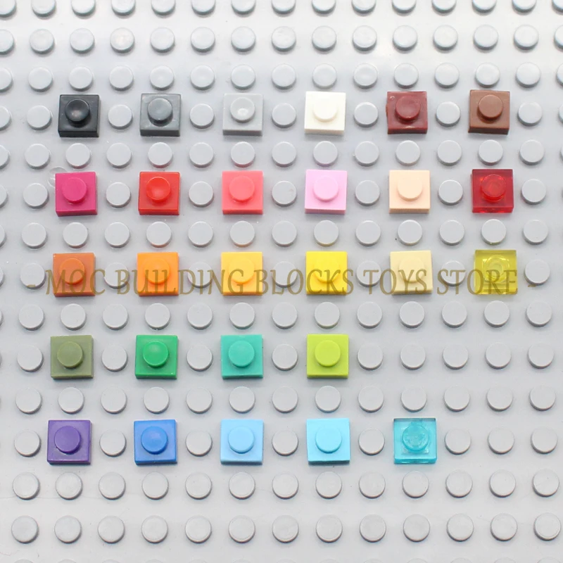 MOC-Plate-3024-Tiles-1x1-Short-Piece-Educational-Classic-Building ...