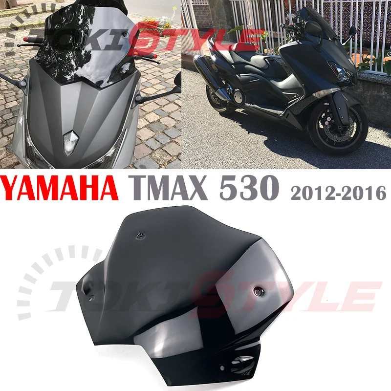 Motorcycle-Windshield-Windscreen-TMAX-T-MAX-530-XP530-2013-2014-2015 ...