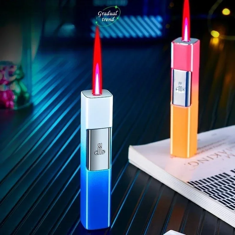 Compact-Mini-Inflatable-Lighter-Butane-Gas-Turbine-Torch-Windproof-Red ...