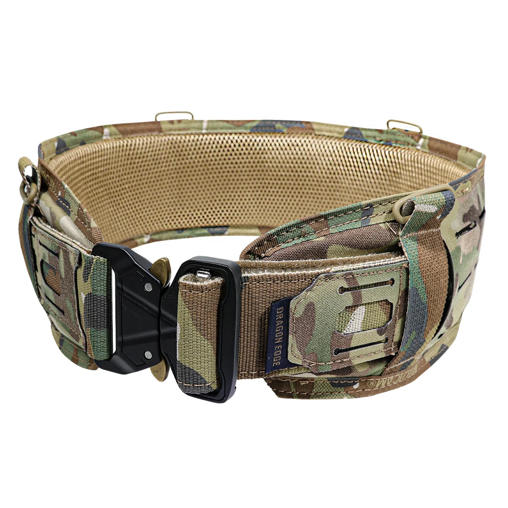 Spark Tac Heavy Duty Tactical Combat Belt with Laser Cut Molle System ...