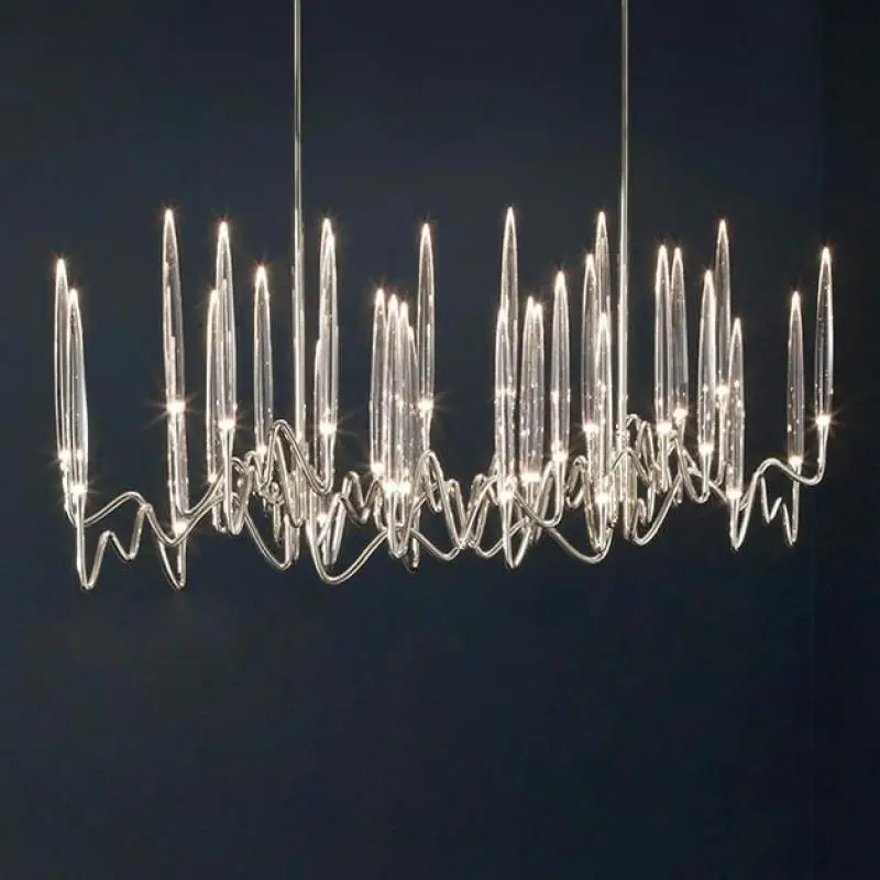 Modern Lustre Led Chandeliers Lighting Living Dining Room Decor Pendant ...