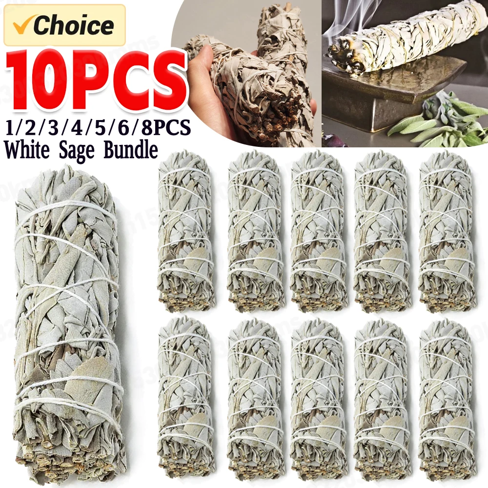 Incense-White-Sage-Bundle-Smudge-Sticks-Home-Purification-Pure-Leaf-Purification-Meditation ...