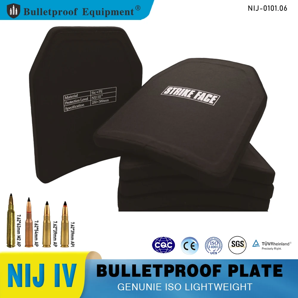 Lightweight-Silicon-Carbide-High-Hardness-Bulletproof-Plate-Level-4-NIJ ...