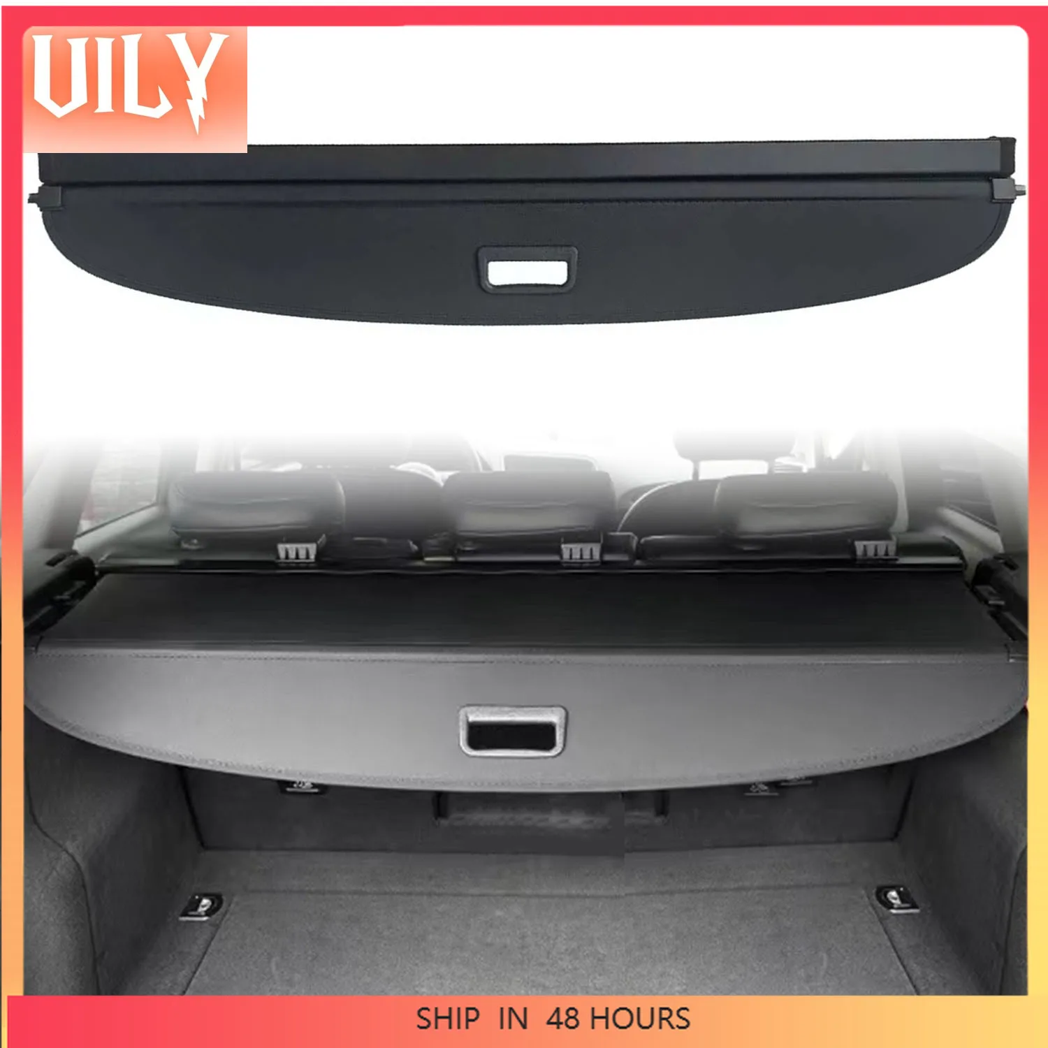 For Audi Q5 2010-2024 Car Retractable Cargo Cover Black Rear Trunk ...