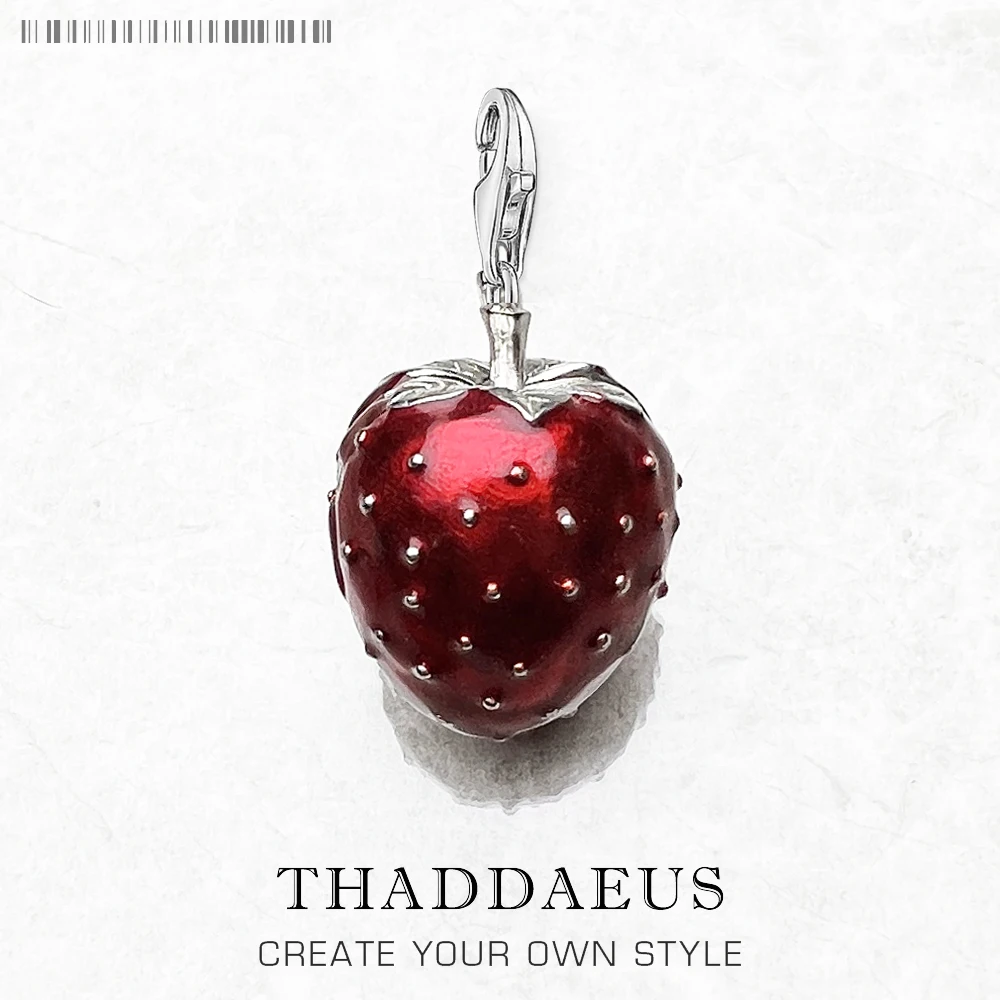 Pendant Red Strawberry Locket,2019 New Fashion Love Jewelry Europe ...
