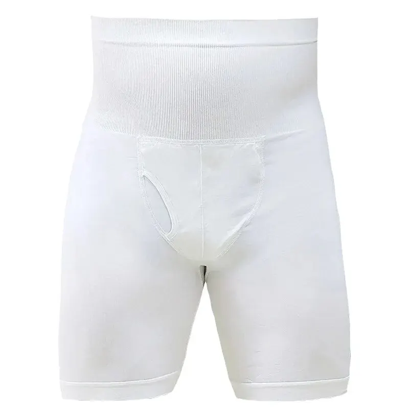 1-Piece-JUNLAN-Men-s-Seamless-Belly-Girdle-Boxer-Briefs-High-Waist ...