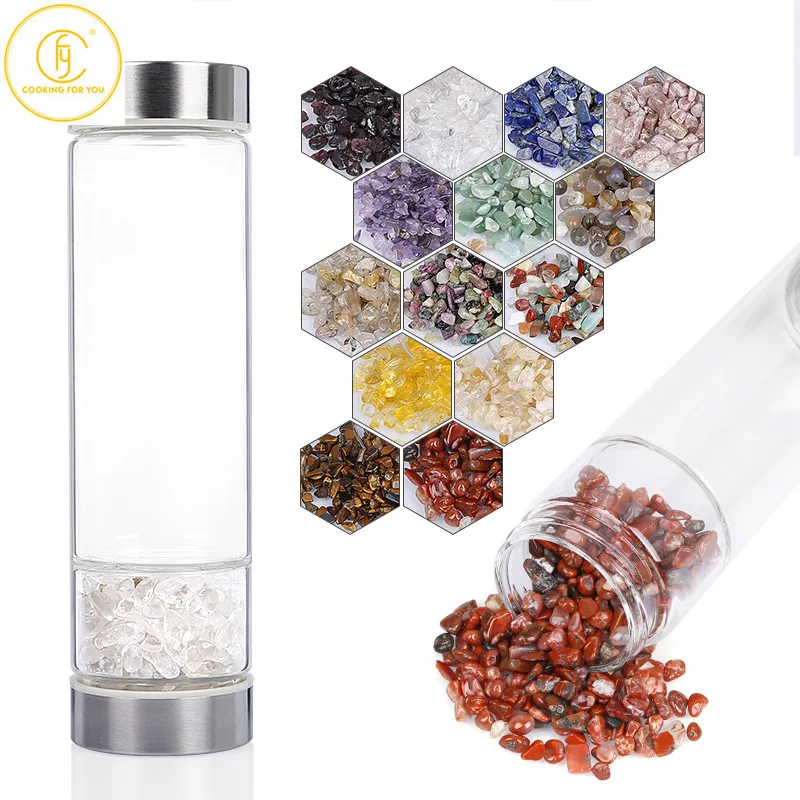 Big Diameter Crystal Elixir Bottles,multicolor Crystal Water Bottle ...