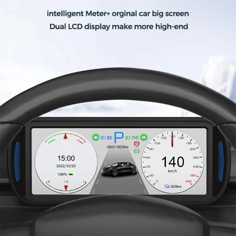 6-8-inch-IPS-HD-Screen-Dashboard-For-Tesla-Model3-Y-Multi-function ...