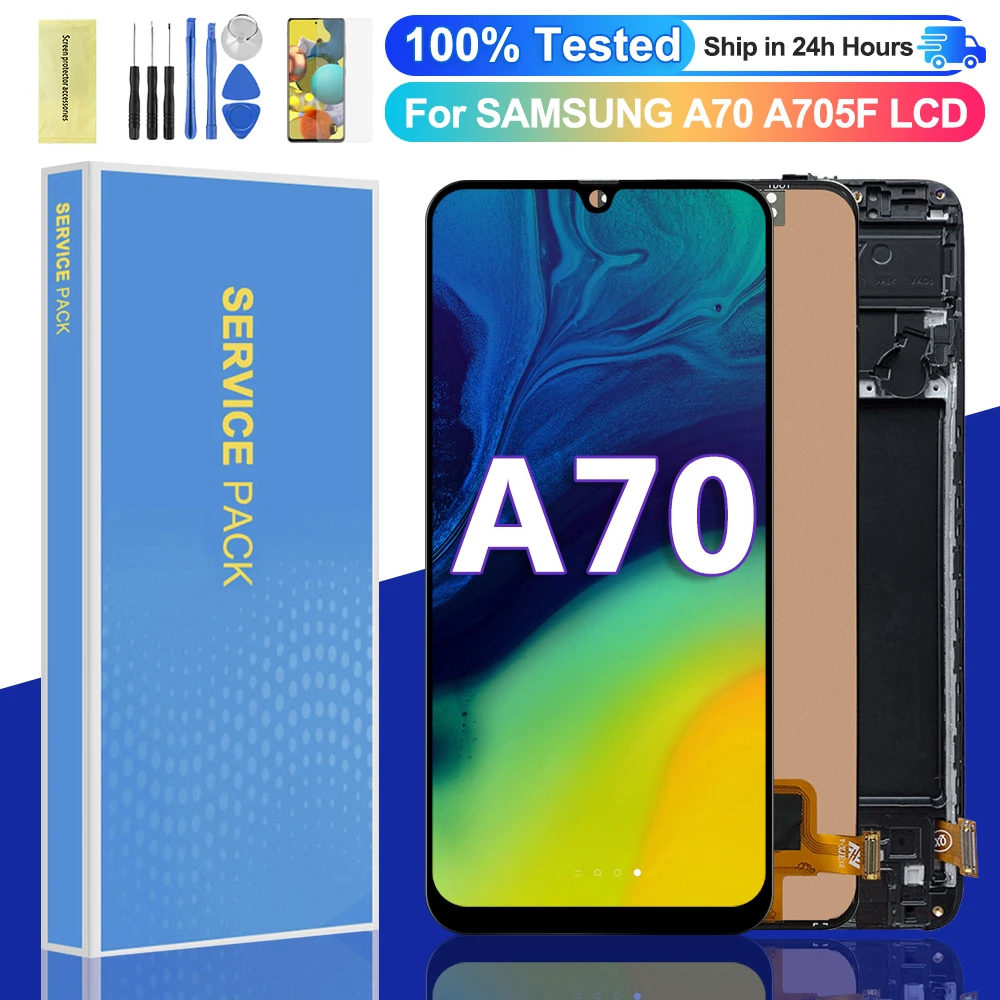 For Samsung Galaxy A70 Lcd Display Touch Screen Digitizer Assembly ...