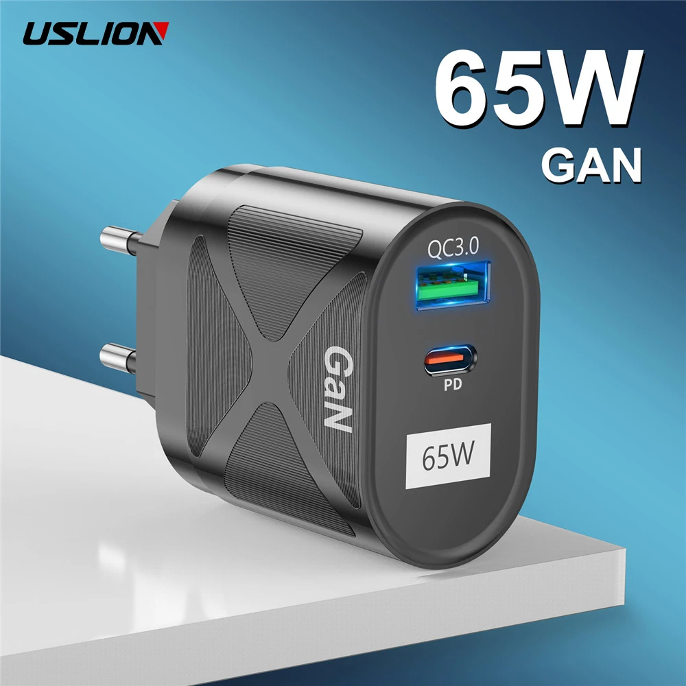 65W-GaN-Charger-Desktop-Tablet-Laptop-Fast-Charger-Type-C-PD-Quick ...