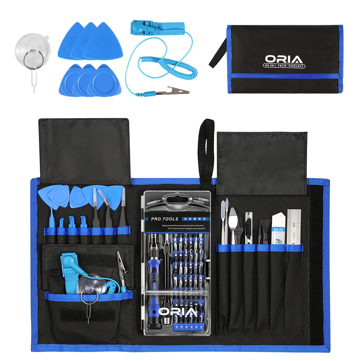 ORIA Screwdriver Set 76-in-1 Repair Tool Kit Precision Screwdriver Bits ...