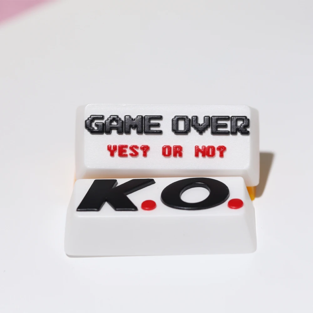 1-Piece-keycaps-GAME-OVER-Theme-Enter-Key-Resin-material-for-MX-Axis ...