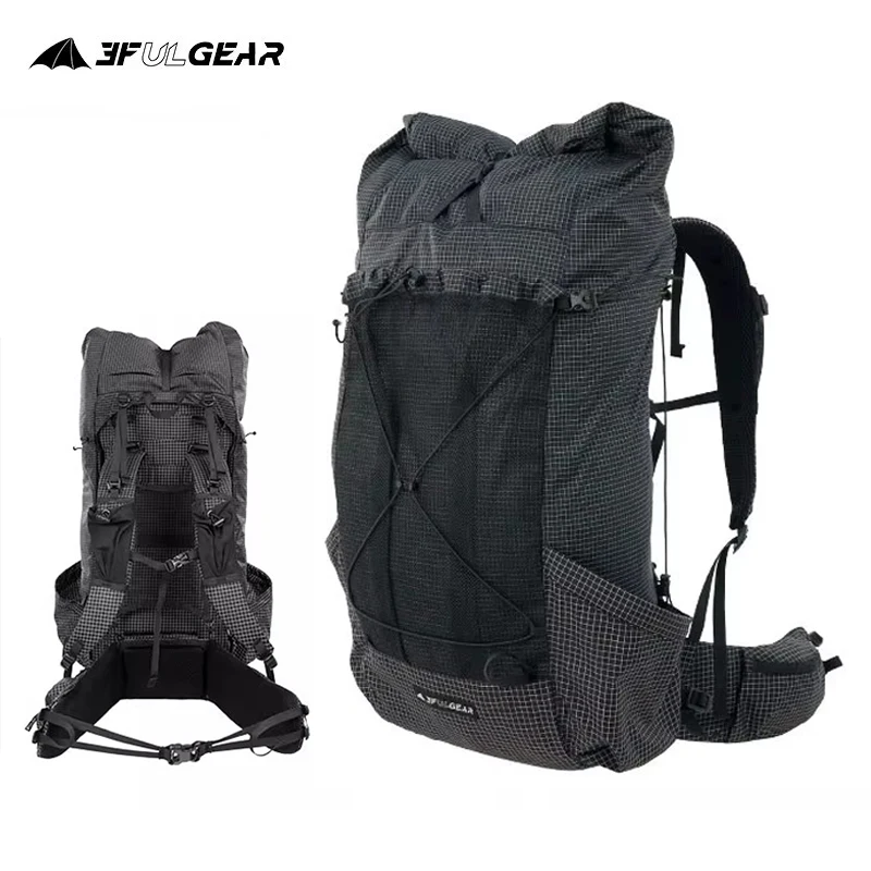 3F UL GEAR Women's Men's Backpack 35+10L 70D/210D UHWMPE Ultralight ...