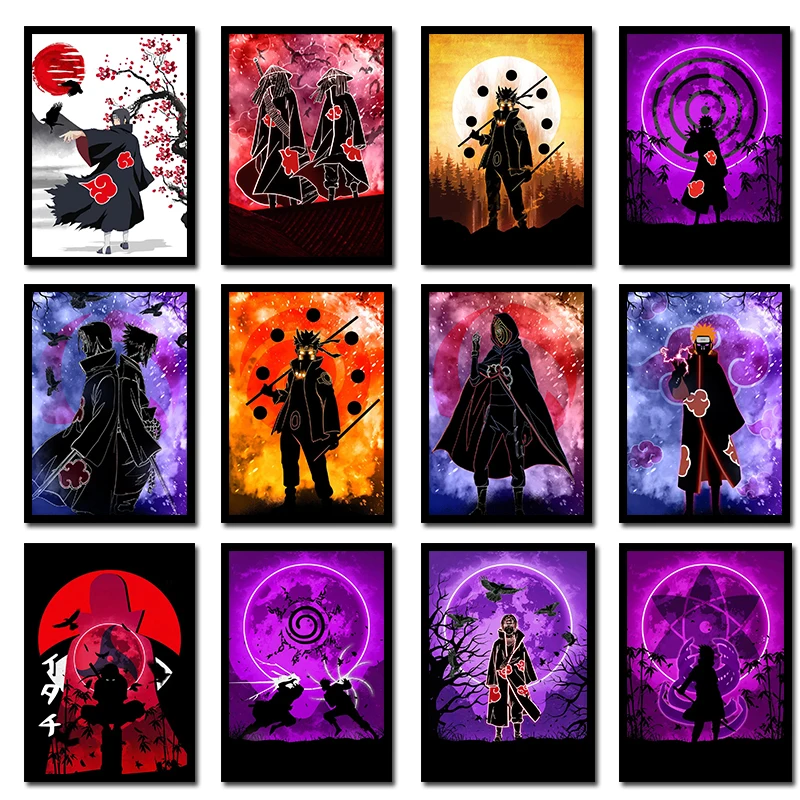 Japan Anime Peripherals One Piece Naruto Poster Mural Canvas Painting ...