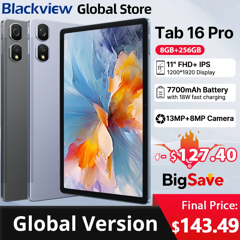 2024-Blackview-Tab-16-Pro-Tablet-8GB-256GB-11-FHD-Display-7700-mAh ...