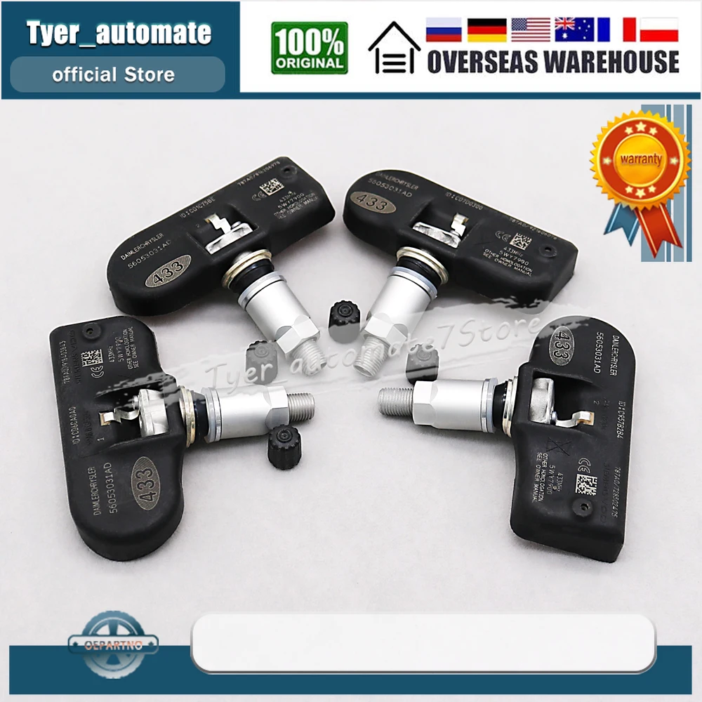 4PCS-For-Chrysler-200-Sebring-Dodge-Avenger-Caliber-Journey-Charger ...
