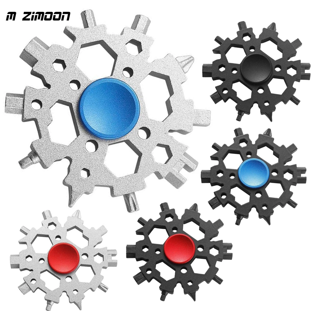 Snowflake-Multitools-23-In-1-Wrench-Tools-Fidget-Spinner-Shape-Outdoor ...