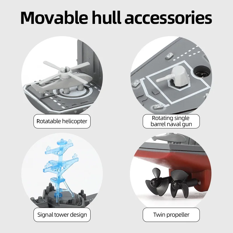 RC Military Battleship - Remote Gear Shop