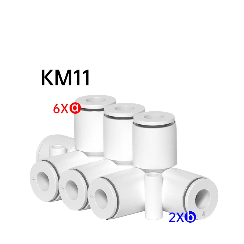Air-Pneumatic-Fitting-KM11-Series-Intubation-Connector-Eight-Way-Twelve ...