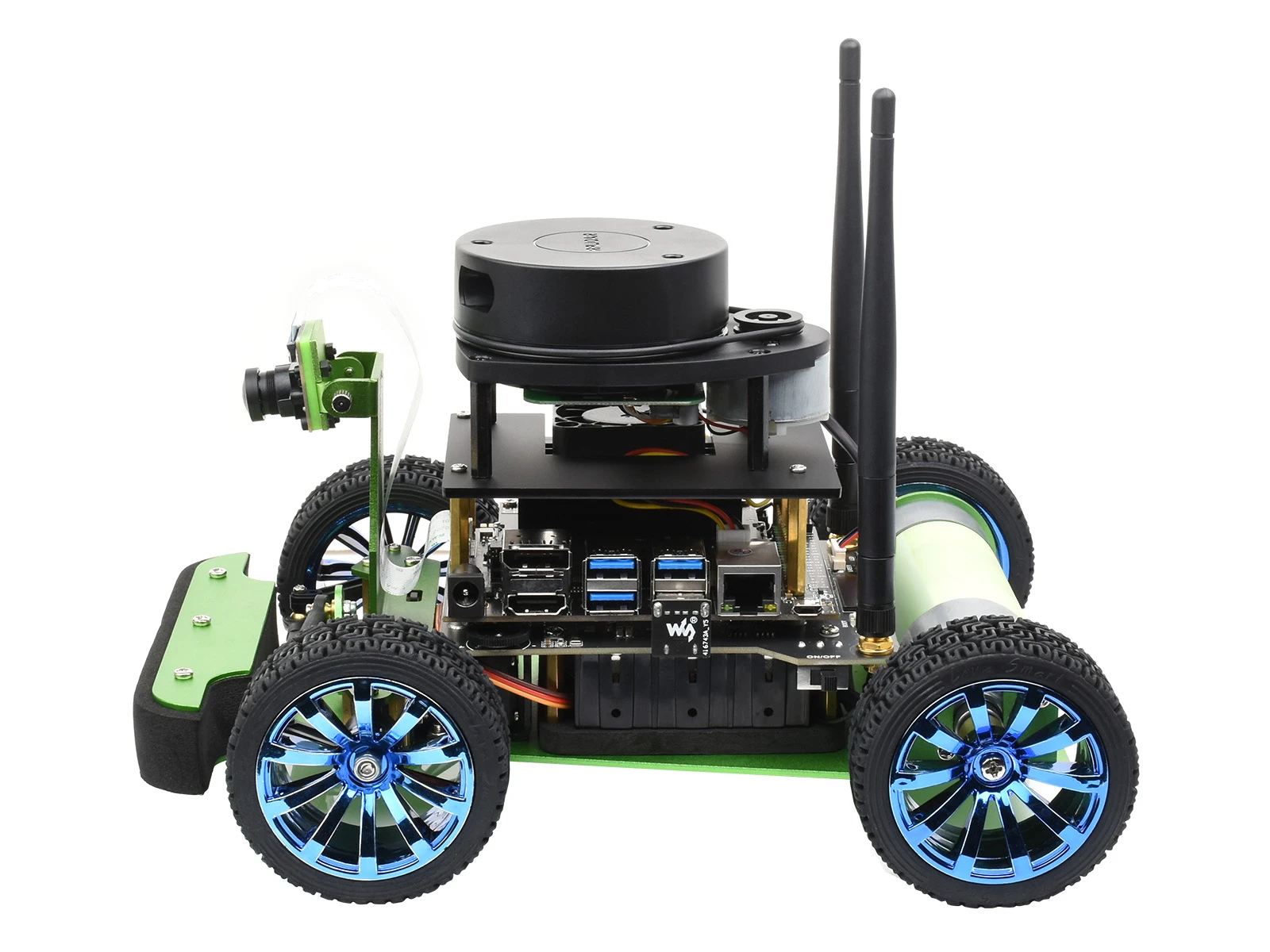 JetRacer Professional Version ROS AI Kit, Dual Controllers AI Robot ...