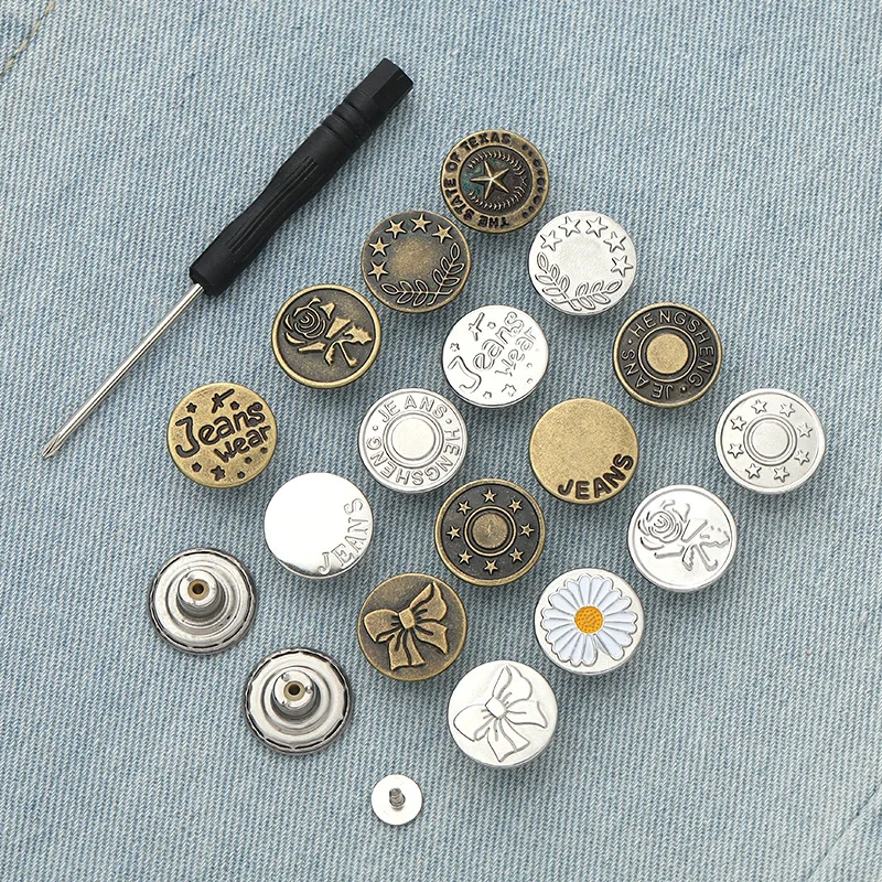 Wrangler Jeans Button Repair
