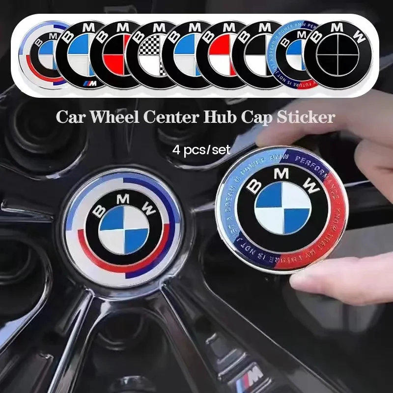 4Pcs-56mm-Car-Badge-Wheel-Center-Cover-Stickers-Hub-Caps-Decal-For-X3 ...