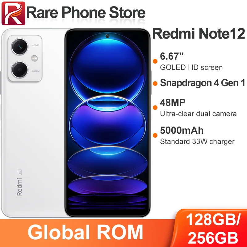 Global-ROM-Xiaomi-Redmi-Note-12-128GB-256GB-Snapdragon-4-Gen1-6-67 ...