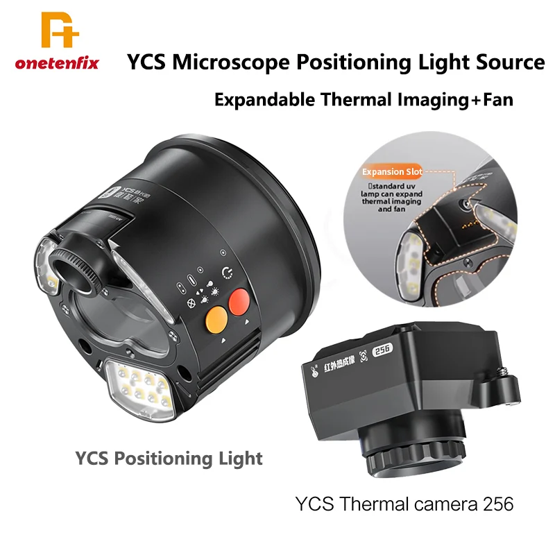 Cámara de imagen térmica YCS, 256 microscopio, fuente de luz de ...