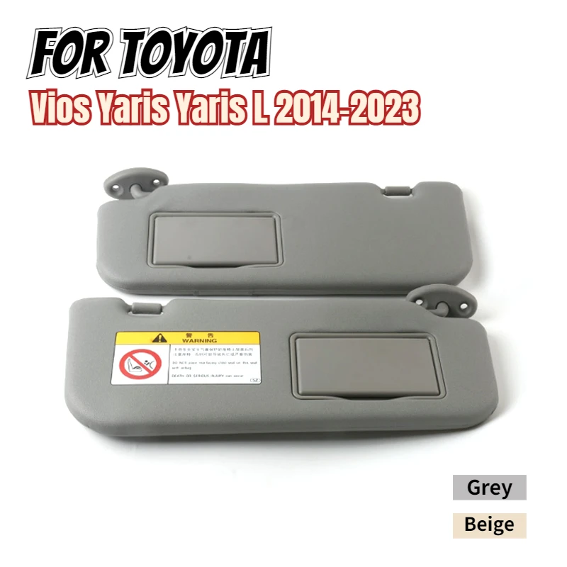 Grey-Beige-Left-Right-Sun-Visor-for-Toyota-Vios-Yaris-Yaris-L-2014-2015 ...