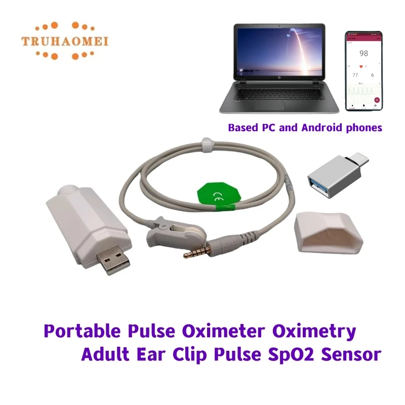 Portable Pulse Oximeter Oximetry Pulse SpO2 Sensor Adult Child Neonate ...