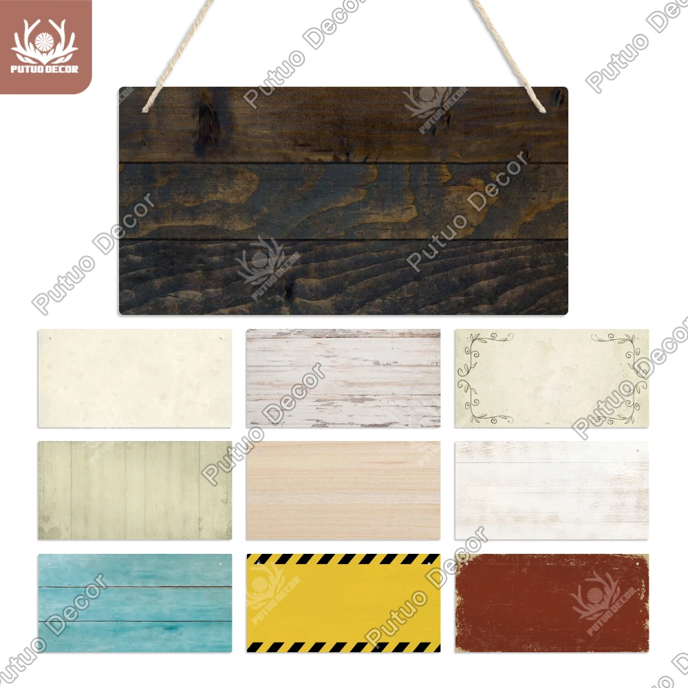 Blank Wooden Signboard