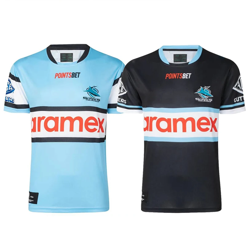2023-Cronulla-Sutherland-Sharks-Rugby-Jersey-Home-Away-Authentic ...