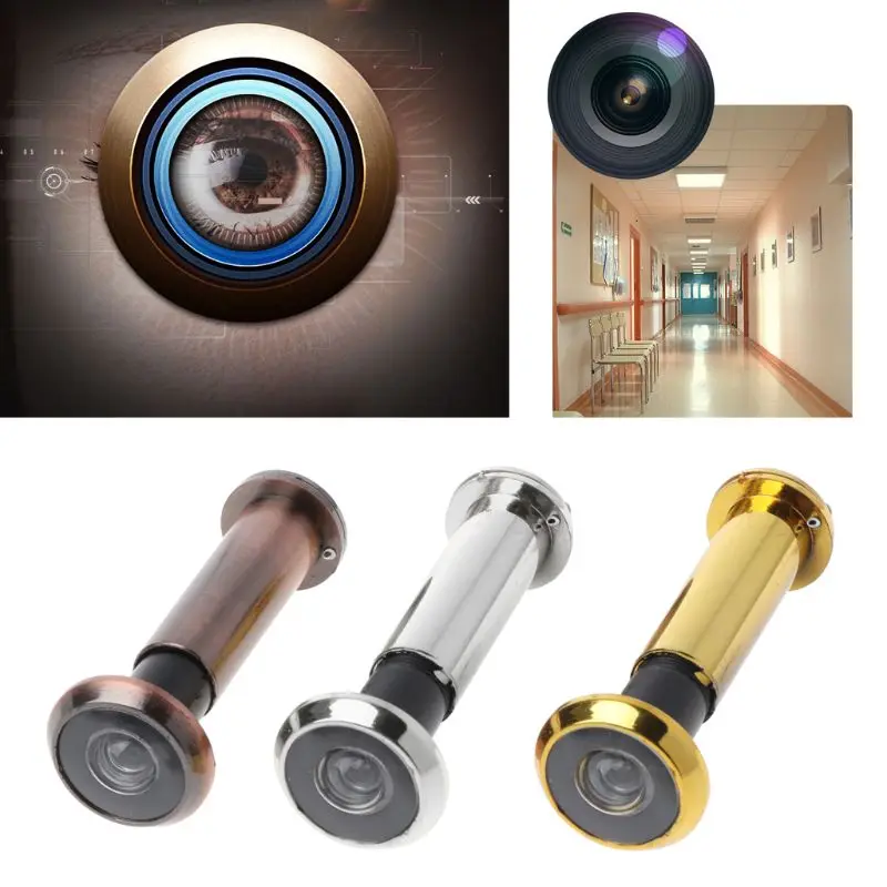 Hidden Security Door Viewer Peephole for Front Door with Privacy Cover ...