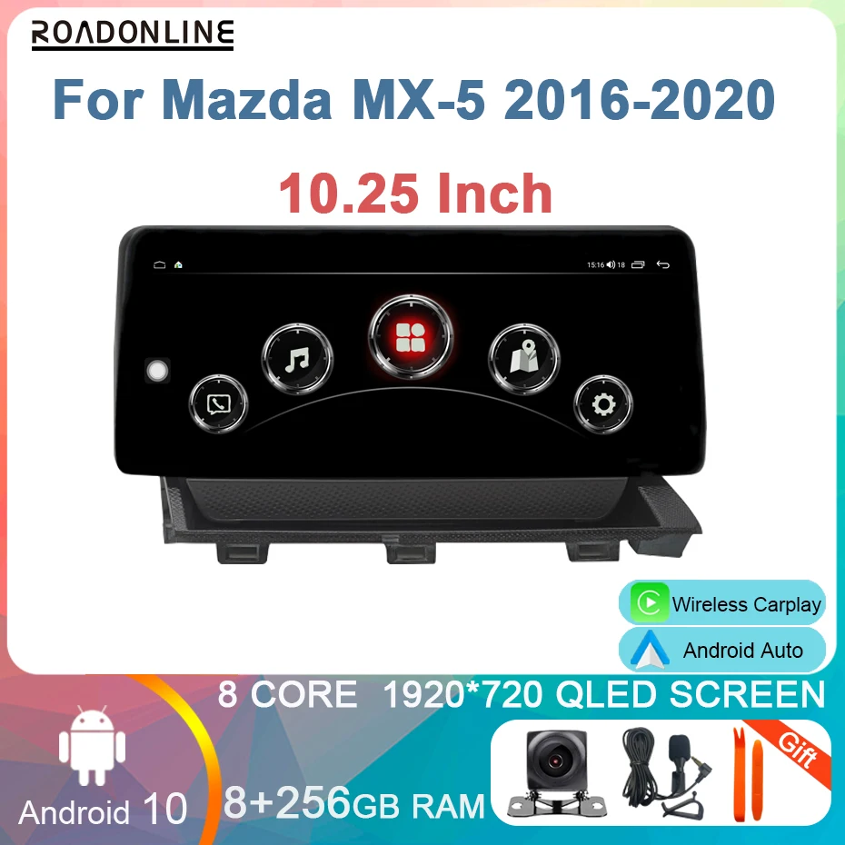 Android 10 Car Radio For Mazda Mx-5 Mx5 Mx 5 2016-2020 With Adapter ...